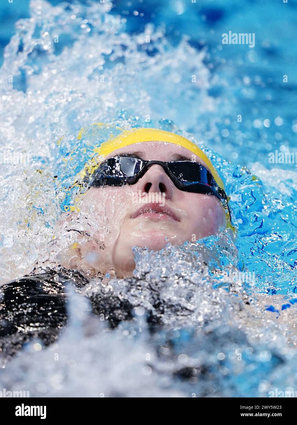 Darcey Crossley in action during the Women's 400m IM Heats on day three ...