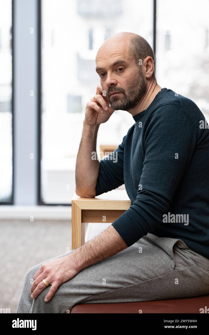 Swedish-Danish actor David Dencik photographed in Stockholm, Sweden, on ...