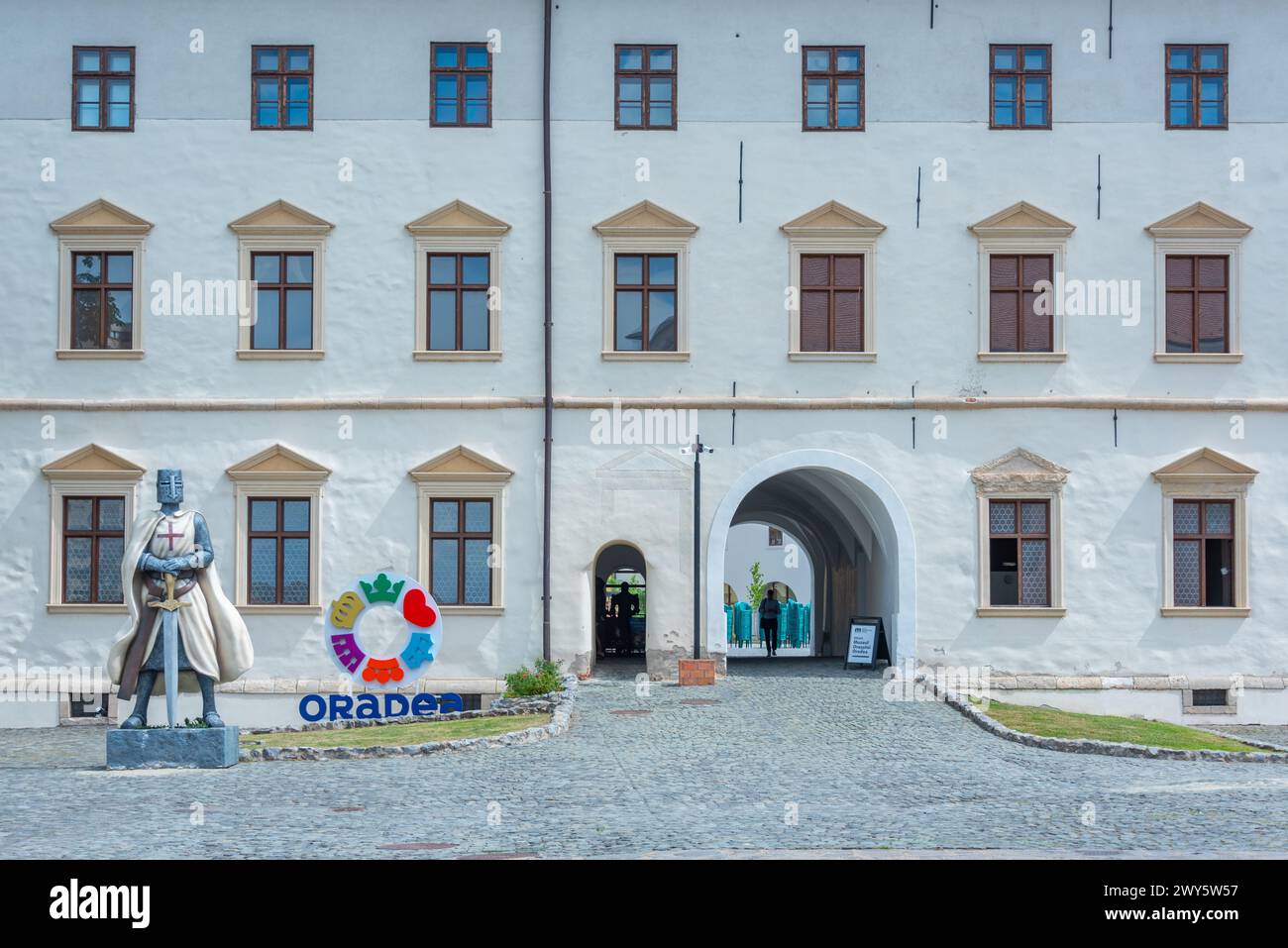 Courtyard of the Oradea fortress in Romania Stock Photo - Alamy