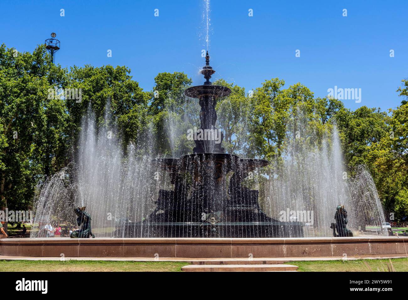 Fuente De Los Continentes (Fountain of The Continents) In Parque ...