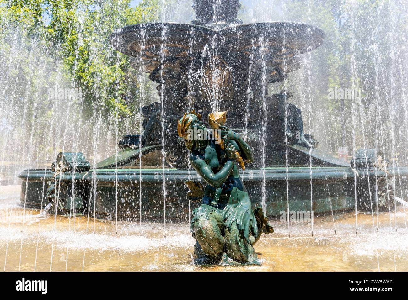Fuente De Los Continentes (Fountain of The Continents) In Parque ...