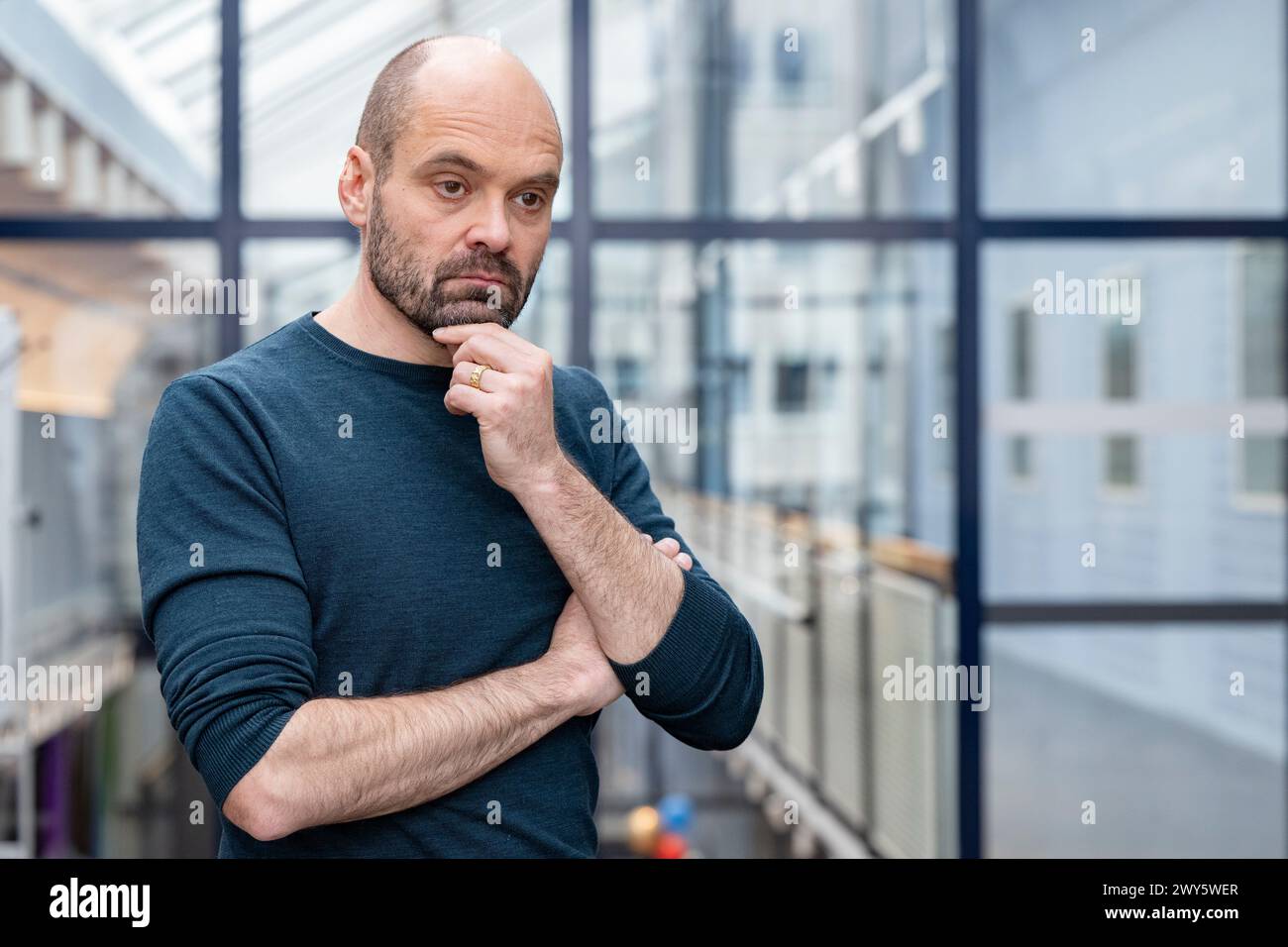 Swedish-Danish actor David Dencik photographed in Stockholm, Sweden, on ...