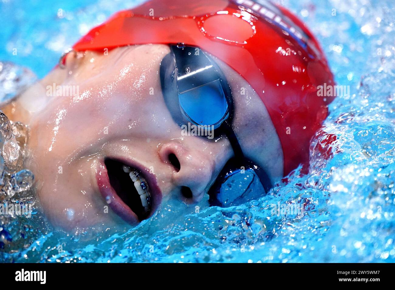 Annabel Cooke in action during the Women's 400m IM Heats on day three ...