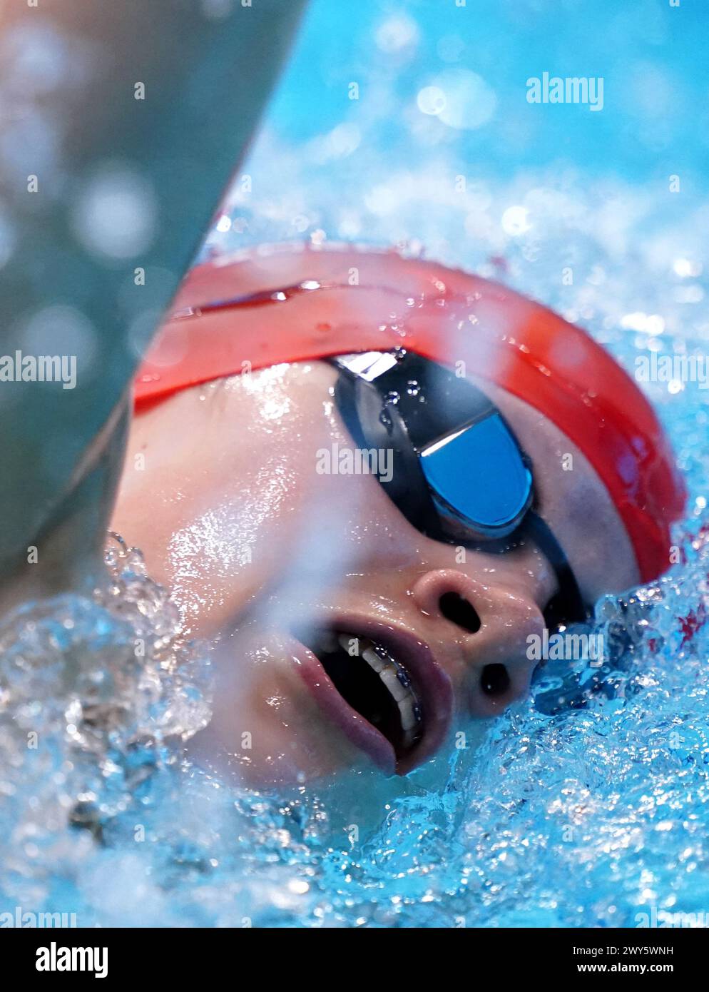 Annabel Cooke in action during the Women's 400m IM Heats on day three ...