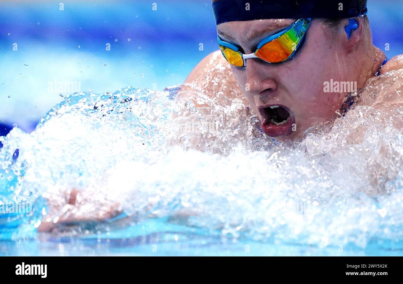 Eleanor Broughton in action during the Women's 400m IM Heats on day ...