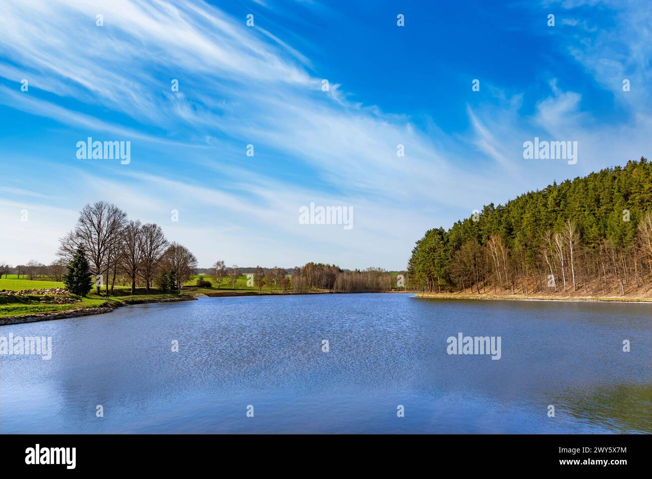 Spring lake view hi-res stock photography and images - Alamy