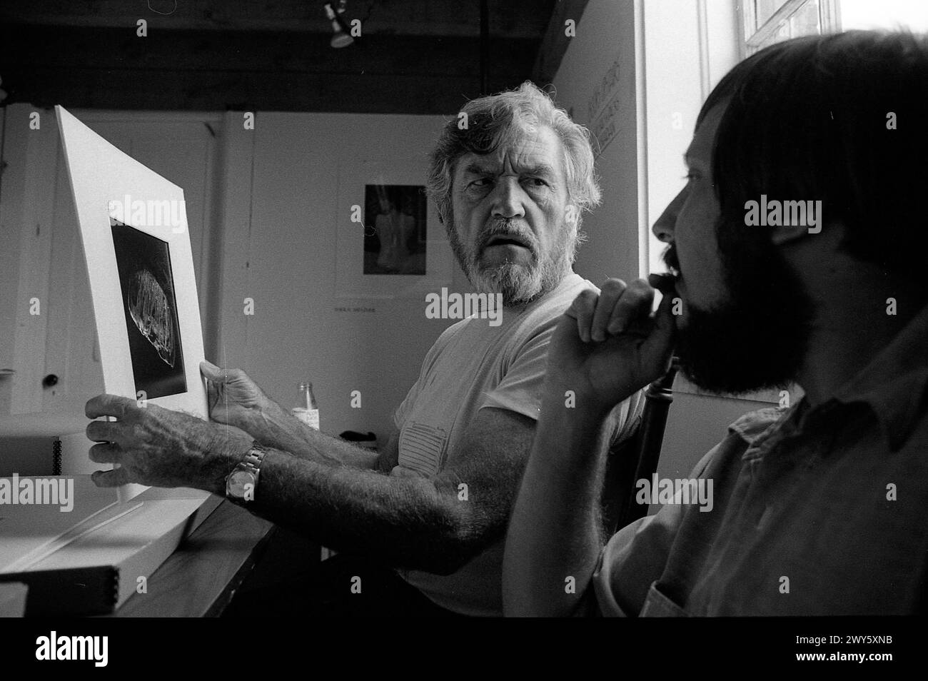 Ameriocan art photographer Cole Weston, at the Maine Photographic ...