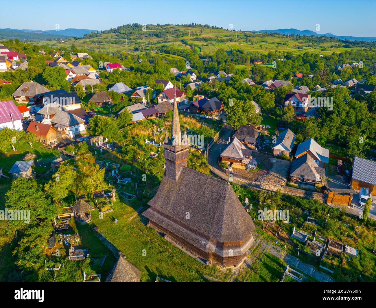 Church of St. Nicholas in Budesti, Romania Stock Photo - Alamy
