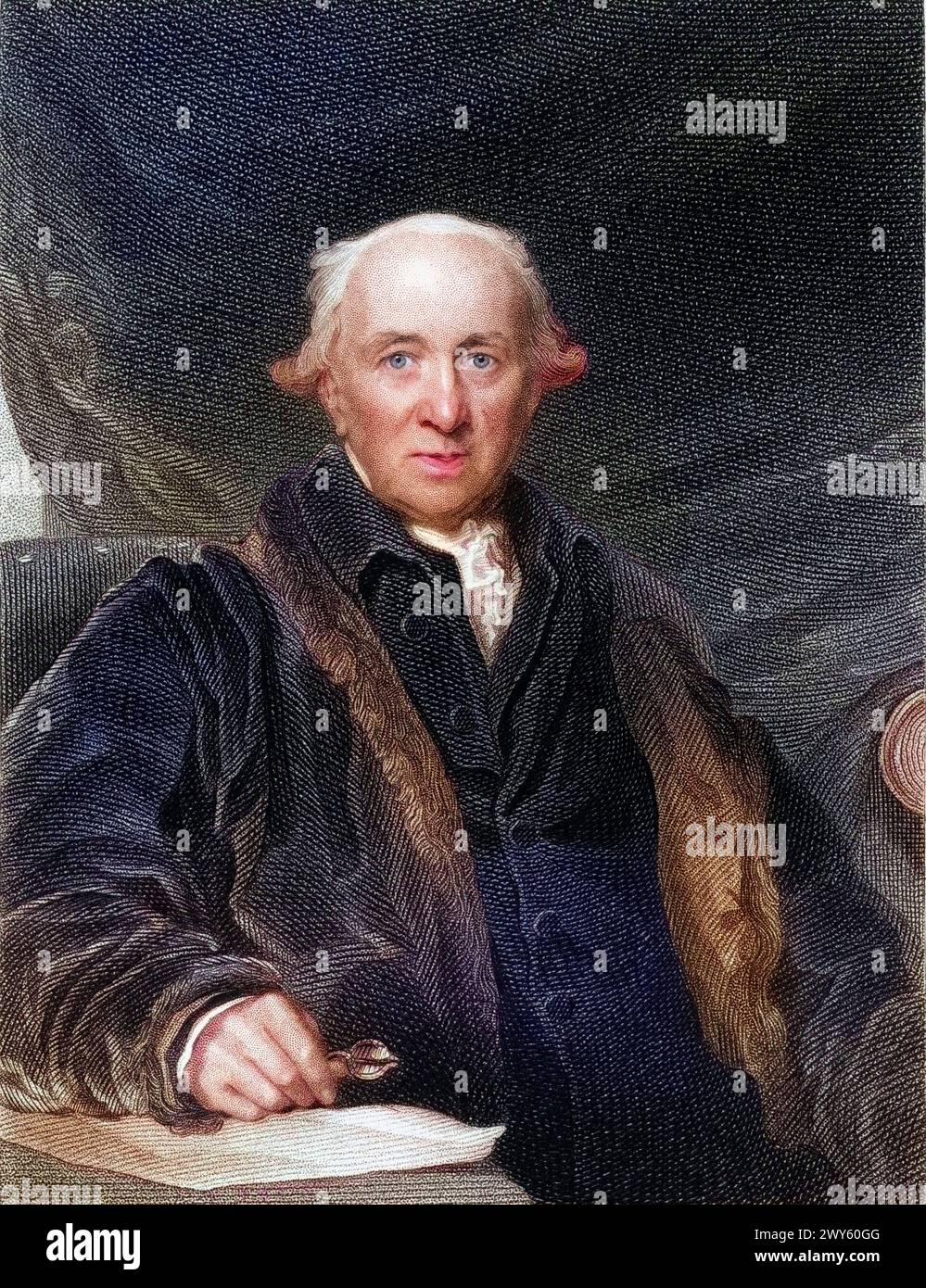 John Julius Angerstein 1735 1822, britischer Kaufmann und Kunstsammler ...