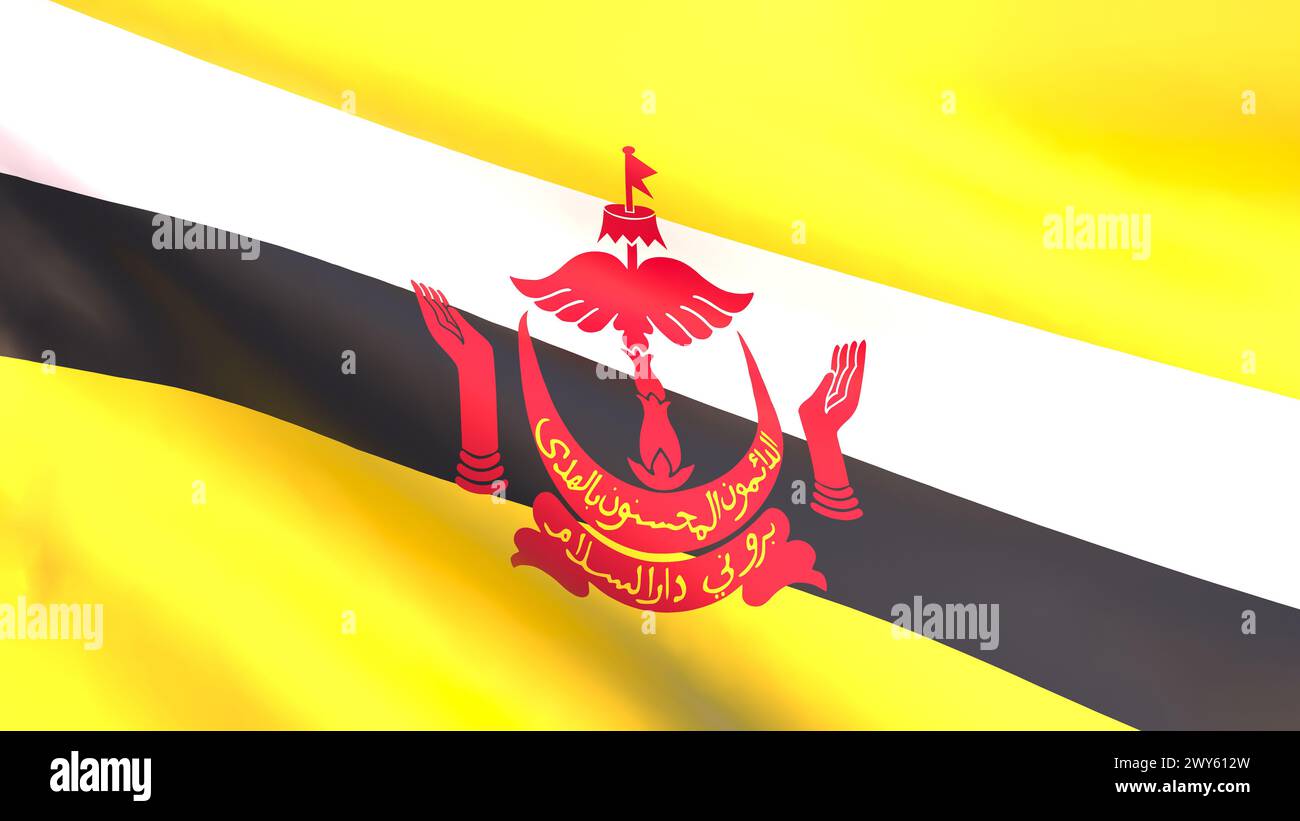 National flag of brunei hi-res stock photography and images - Alamy