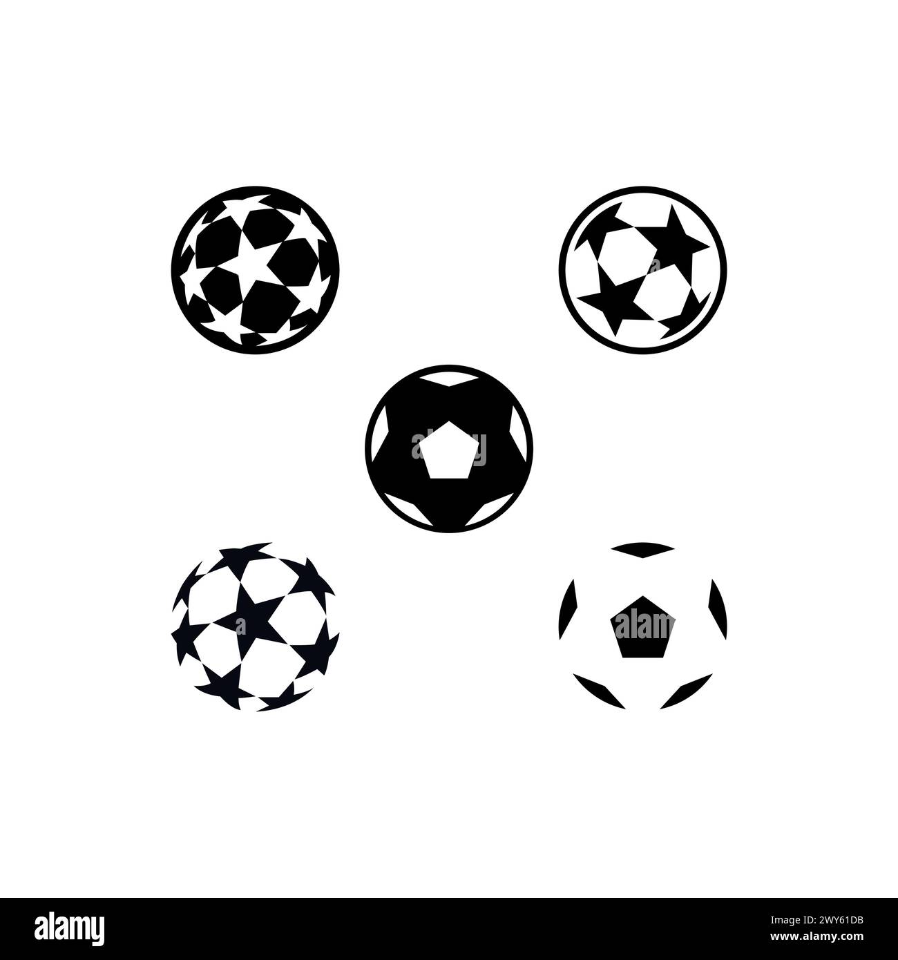 Round ball set black Cut Out Stock Images & Pictures - Alamy