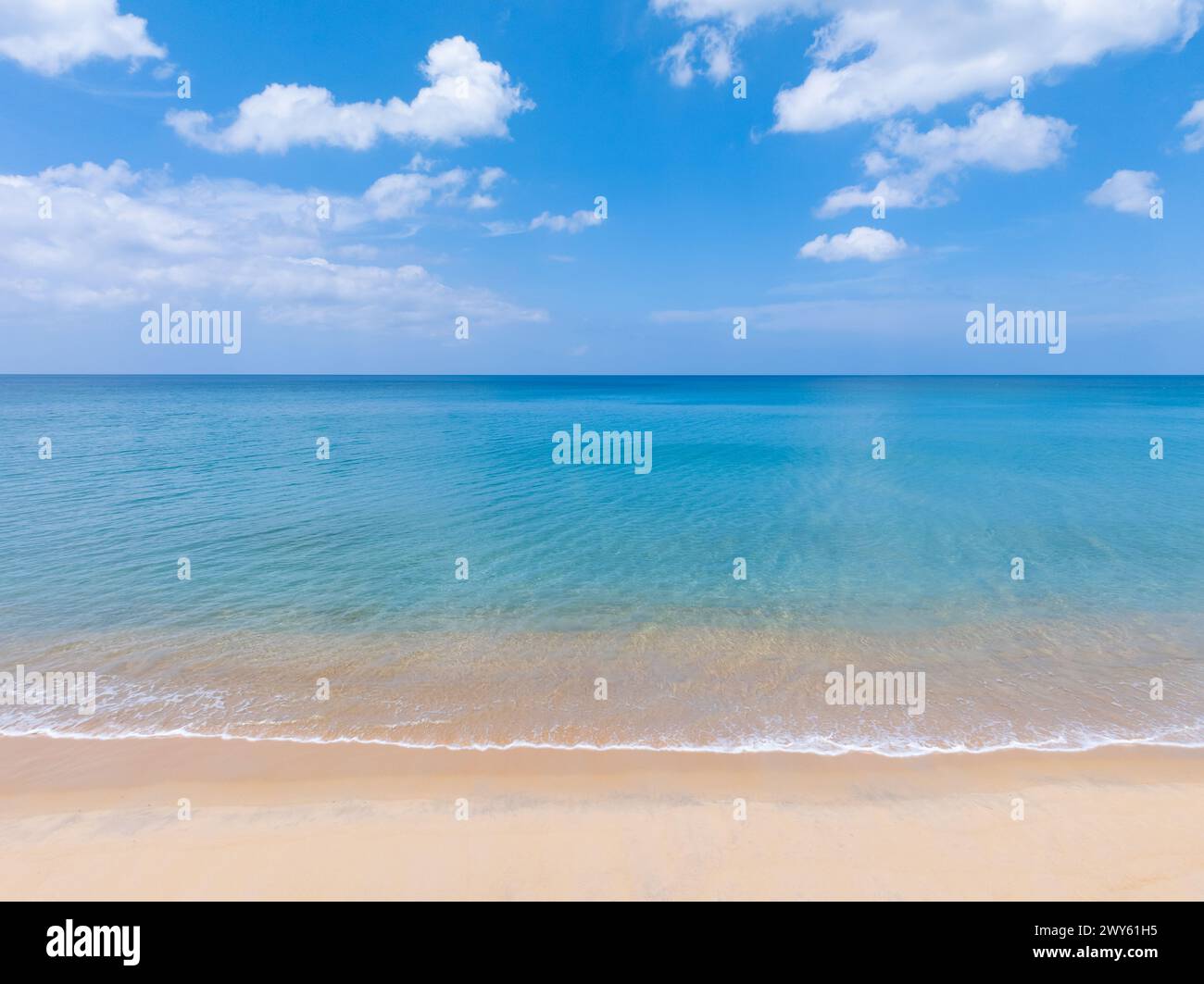 Amazing Top view sea beach landscape background,Summer sea waves ...