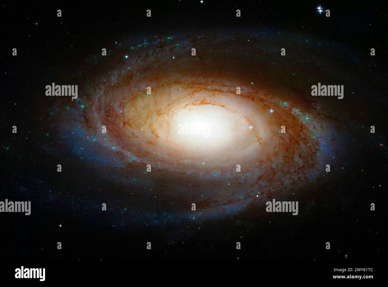 Images of the Hubble Telescope. Part of a series. Digital enhancement ...