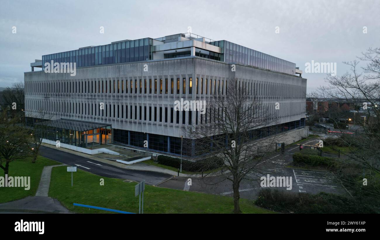 American Express Building, Burgess Hill Stock Photo - Alamy