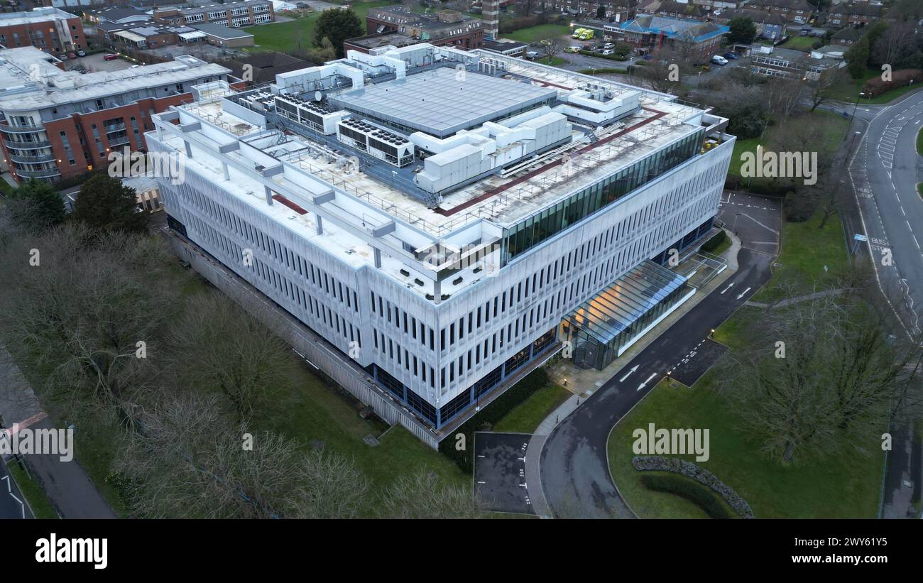American Express Building, Burgess Hill Stock Photo - Alamy