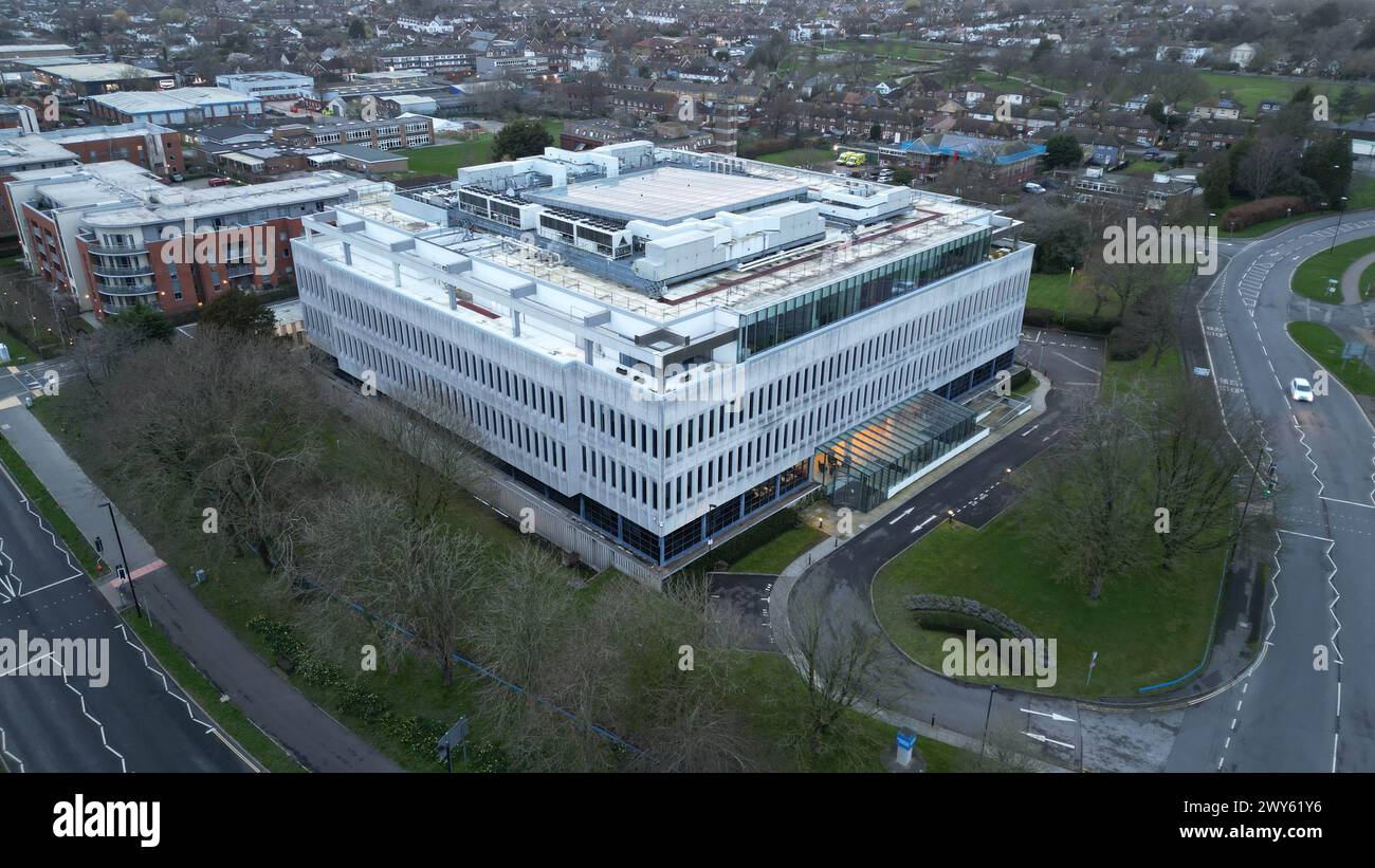 American Express Building, Burgess Hill Stock Photo - Alamy