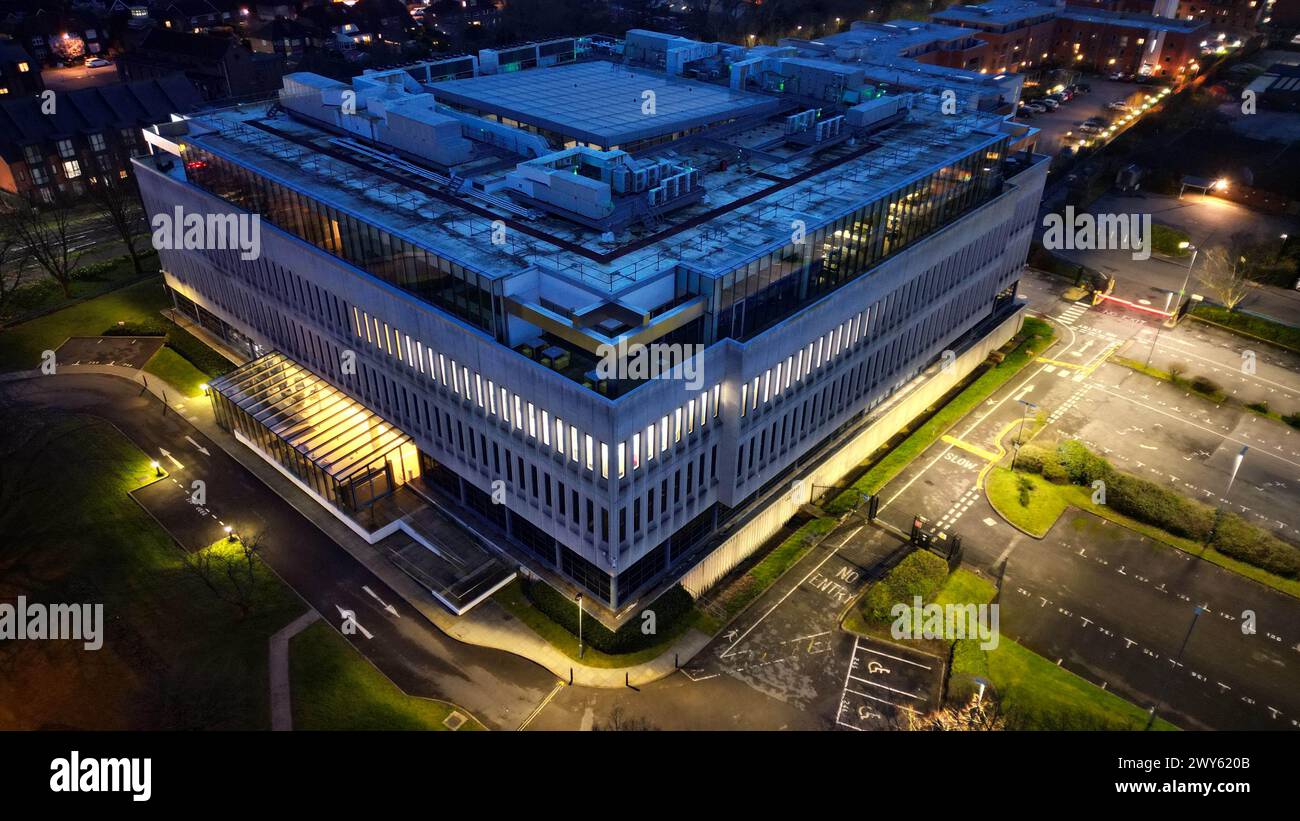 American Express Building, Burgess Hill Stock Photo - Alamy