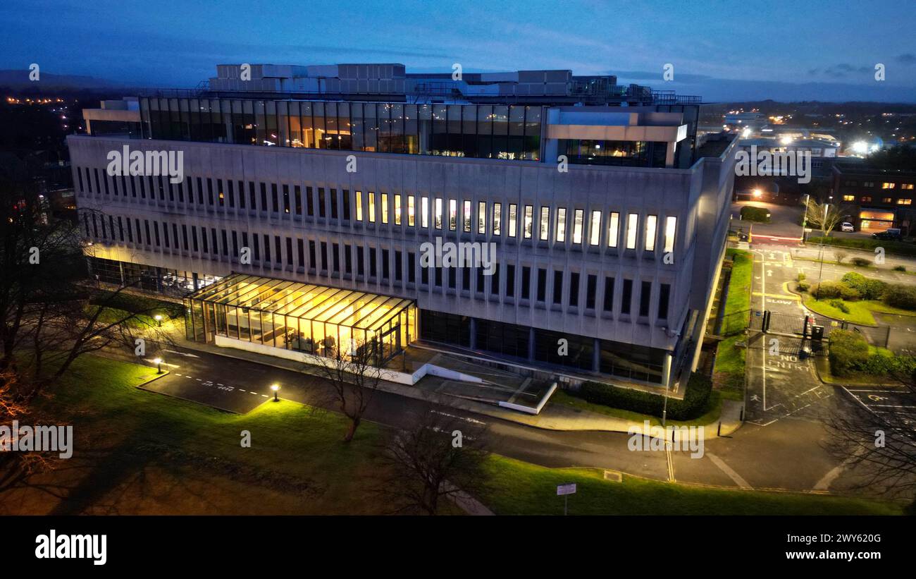 American Express Building, Burgess Hill Stock Photo - Alamy