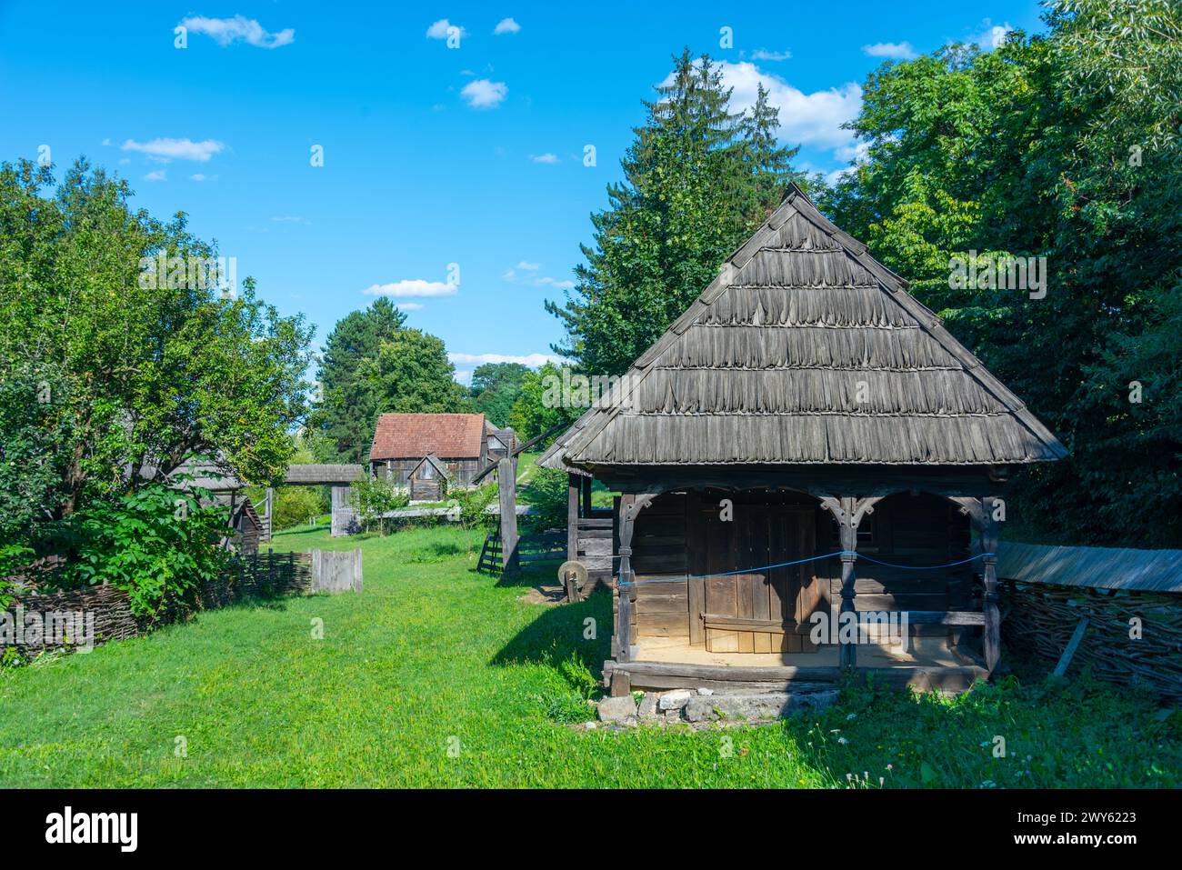 Ethnographic Park Romulus Vuia at Cluj-Napoca, Romania Stock Photo - Alamy