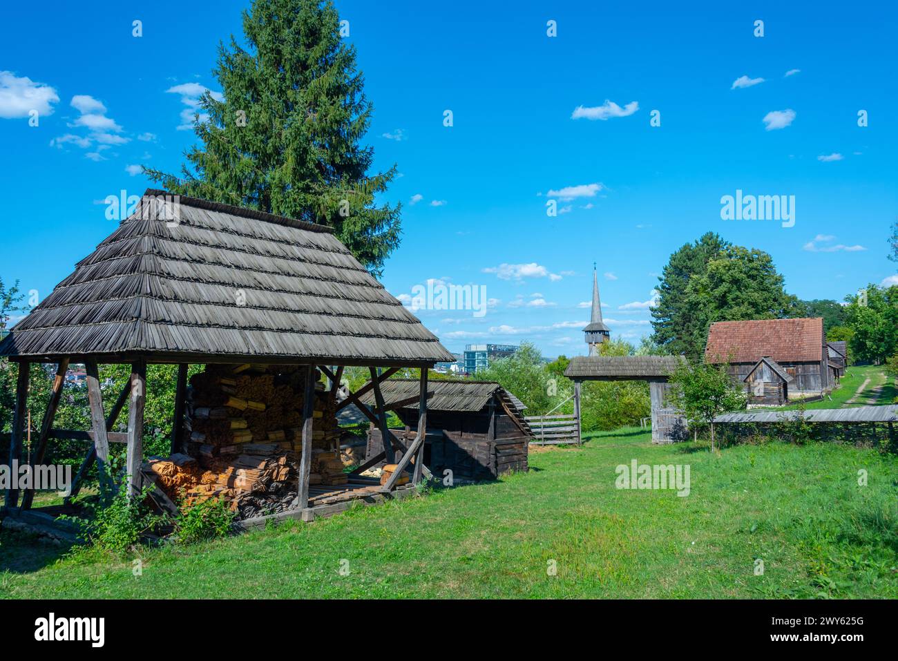 Ethnographic park romulus vuia hi-res stock photography and images - Alamy