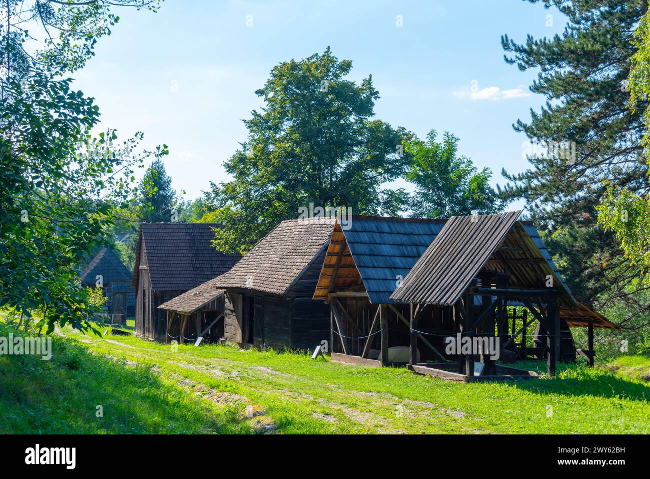 Ethnographic Park Romulus Vuia at Cluj-Napoca, Romania Stock Photo - Alamy