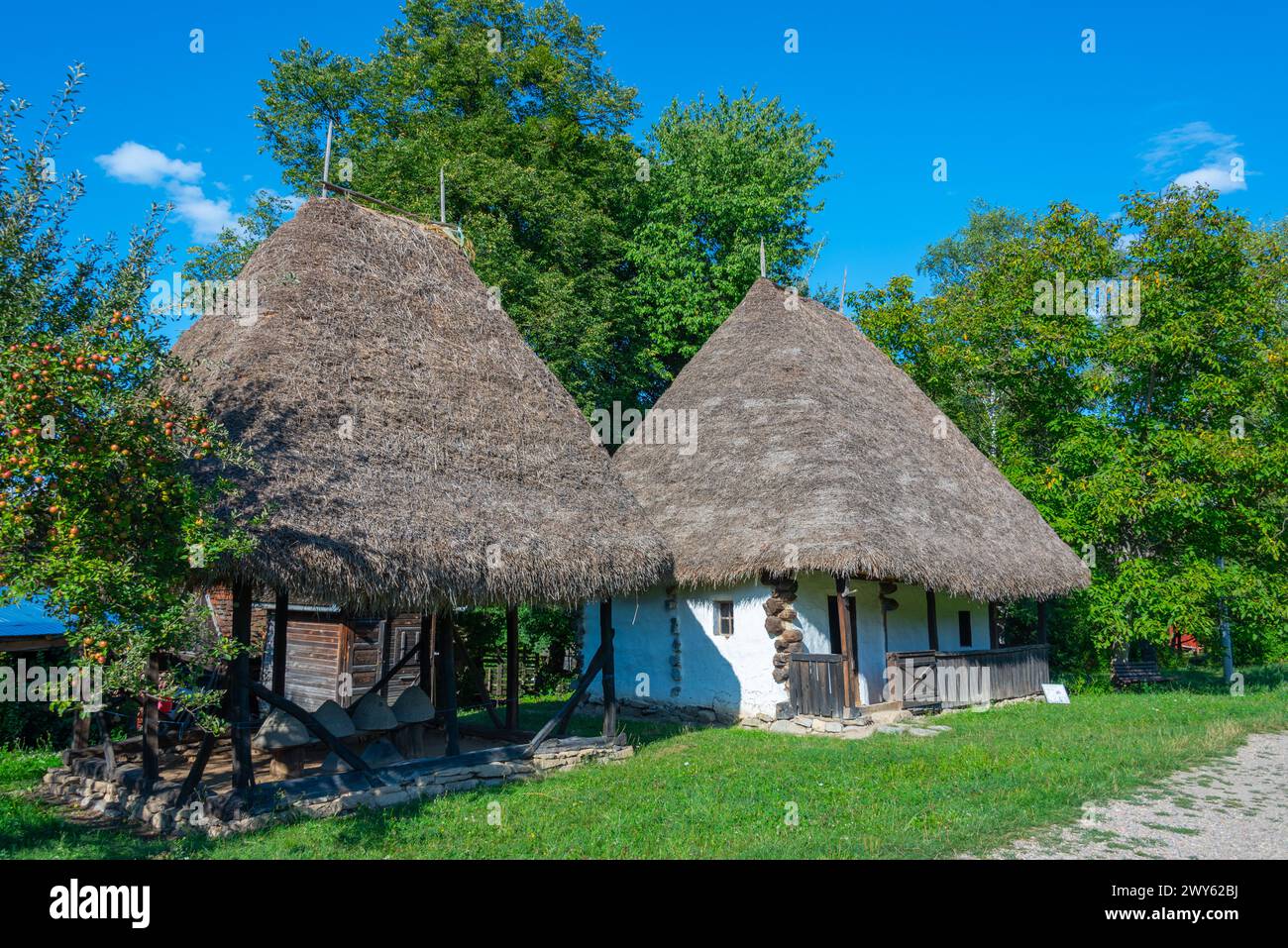 Ethnographic Park Romulus Vuia at Cluj-Napoca, Romania Stock Photo - Alamy