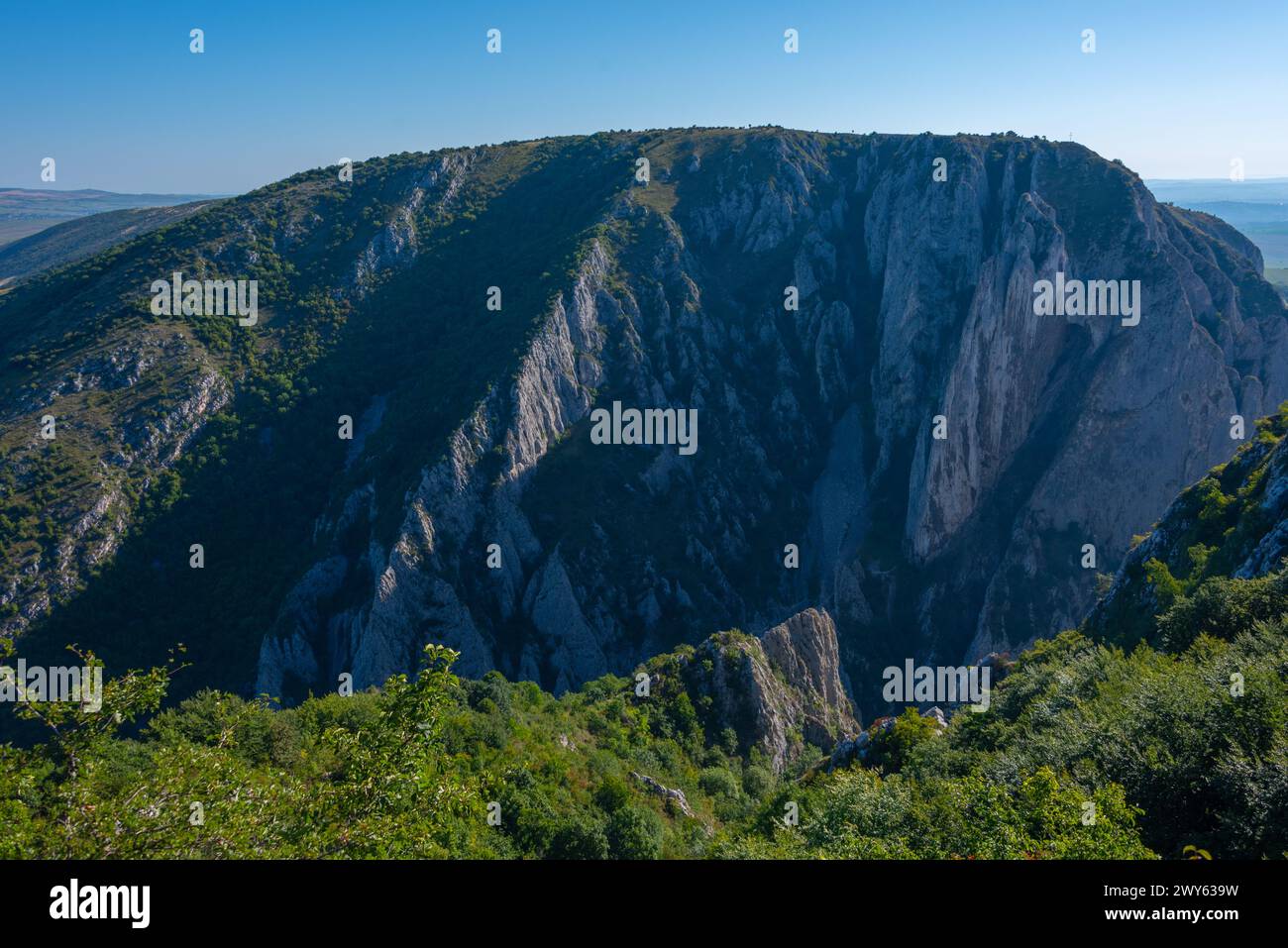 Panorama view of Turda gorge in Romania Stock Photo - Alamy