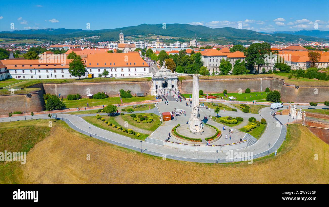 Aerial view historic city alba hi-res stock photography and images - Alamy