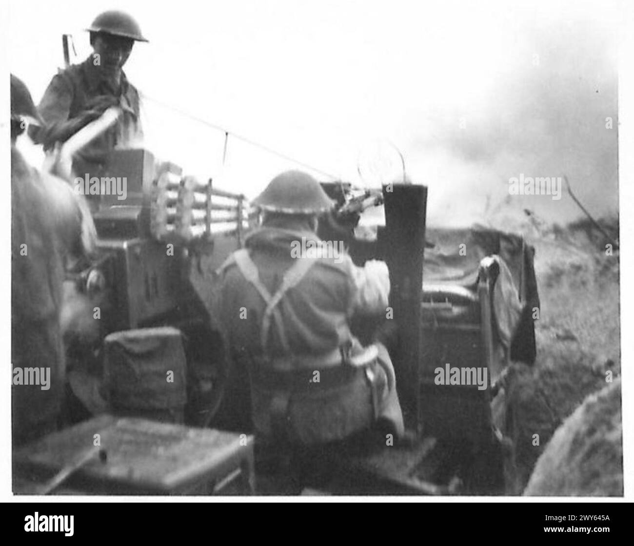THE NEW OFFENSIVE ON THE WESTERN FRONT [continued] - Bofors guns of the ...