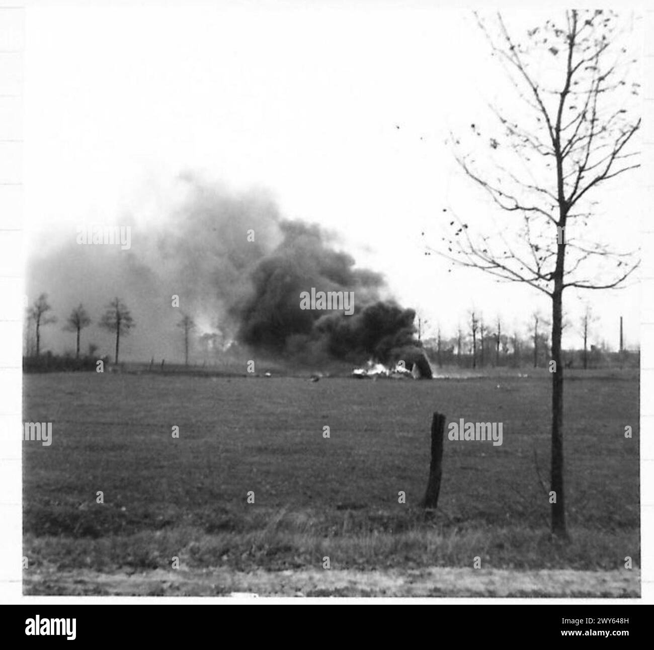 Explosions field Black and White Stock Photos & Images - Alamy