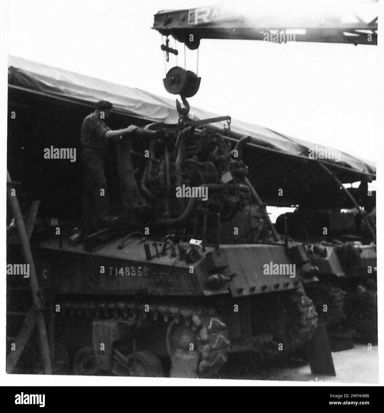 Crane tank engine hi-res stock photography and images - Alamy