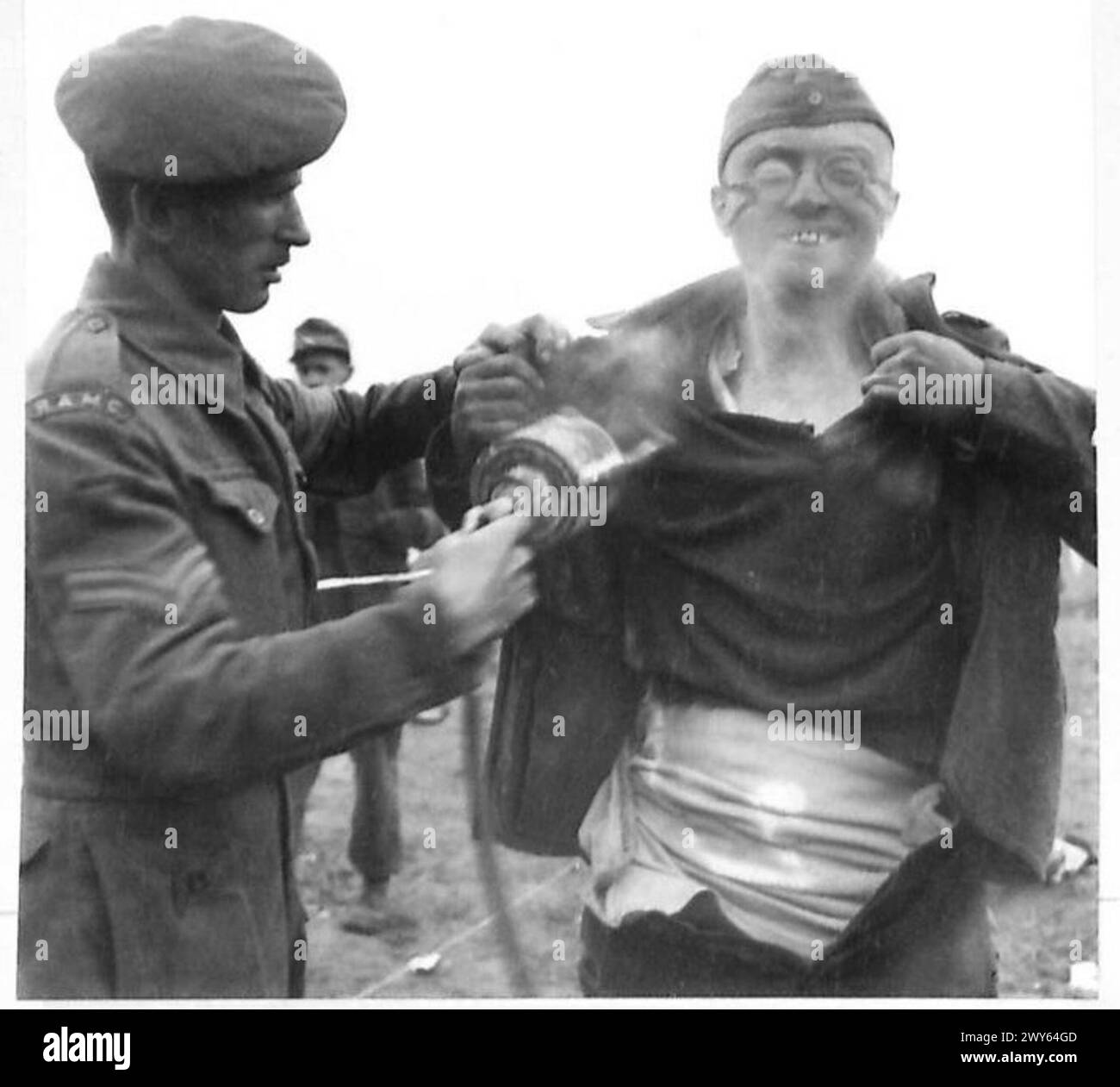 British delousing machine hi-res stock photography and images - Alamy