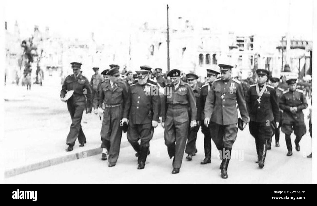 Troop deployment ceremony Cut Out Stock Images & Pictures - Alamy