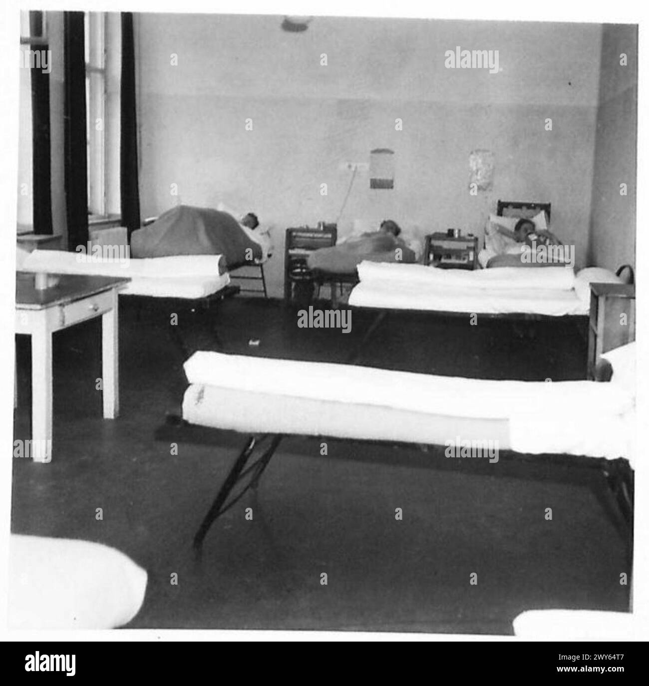 Large hospital wards Black and White Stock Photos & Images - Alamy