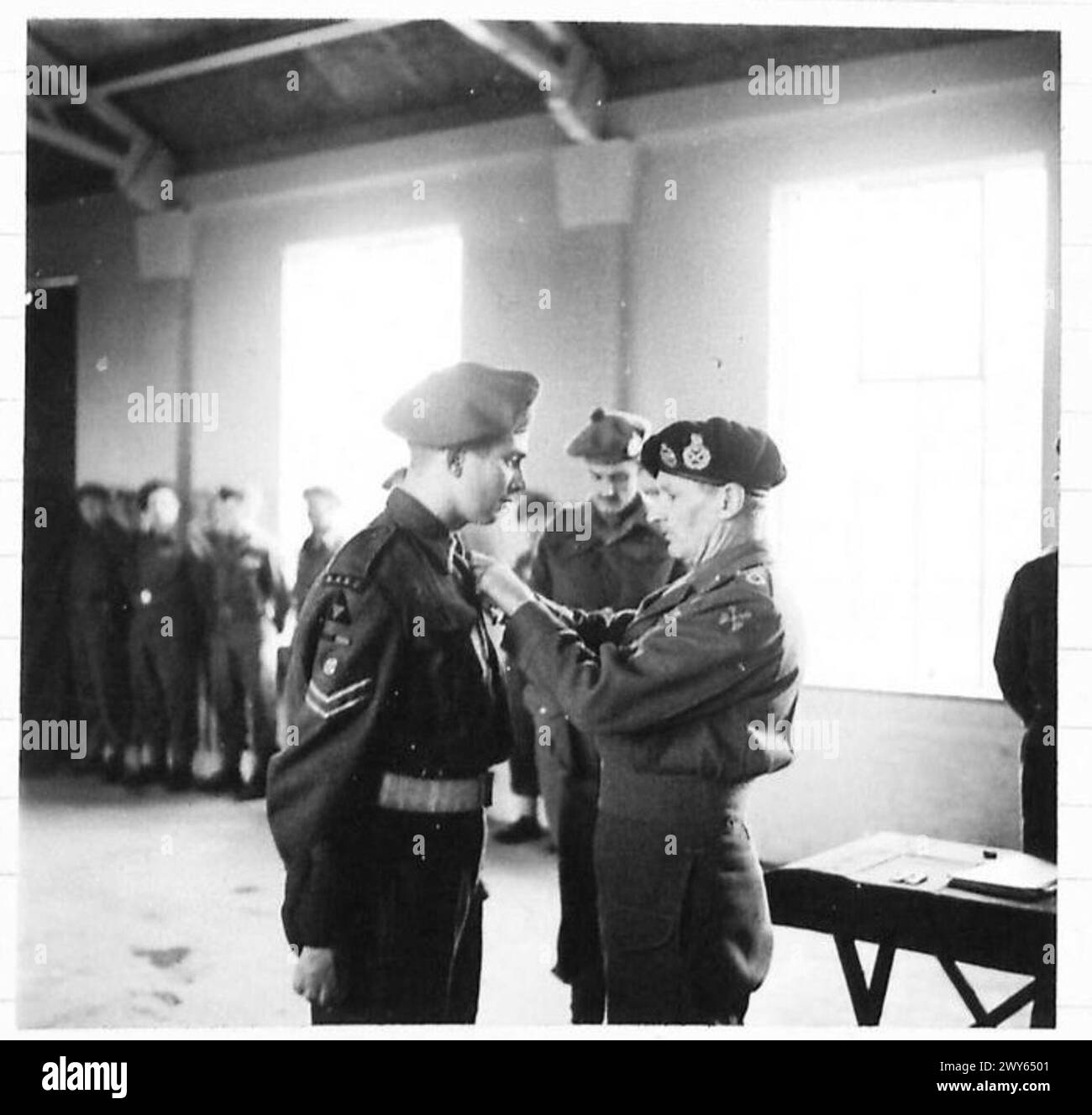 FIELD-MARSHAL MONTGOMERY AT 3RD DIV INVESTITURE - Cpl A.S. Watson, 8th ...