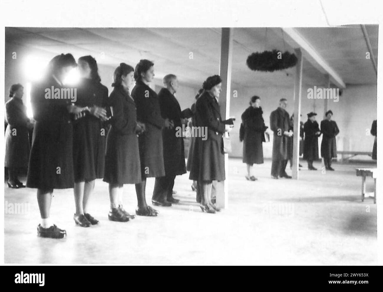 CIVILIAN EVACUATION FROM BRITISH OCCUPIED GERMANY. - Germans at prayer ...