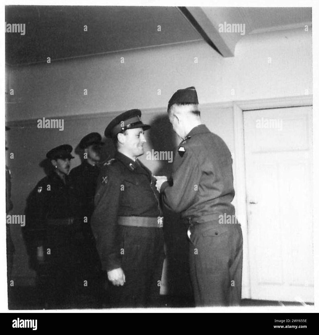 INVESTITURE BY GEN OMAR BRADLEY - Brig C.L. Richardson, DSO, OBE Legion ...