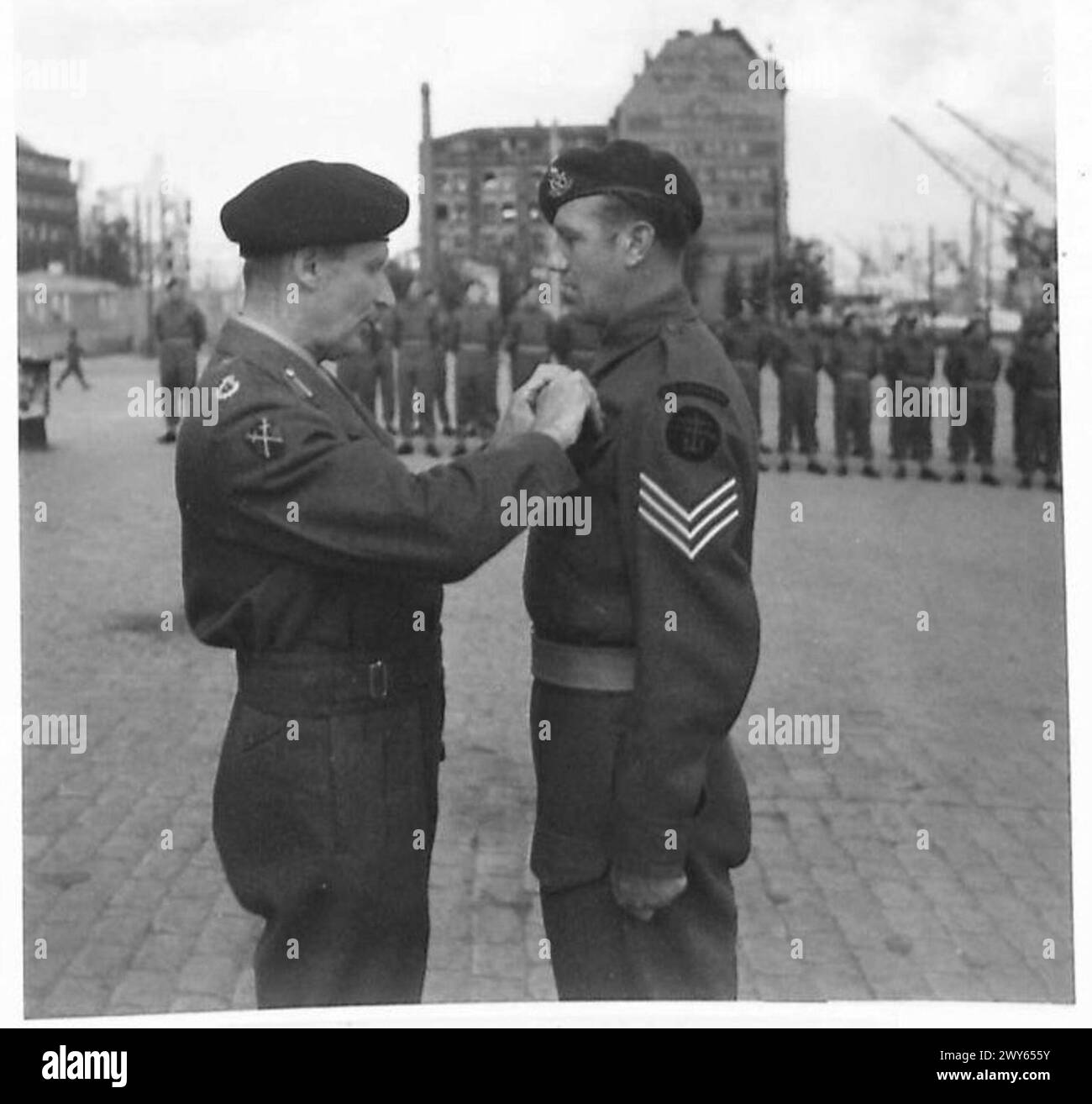 FIELD MARSHAL MONTGOMERY VISITS KIEL - Sergeant C.Dobbs, S.Staffs No.6 ...