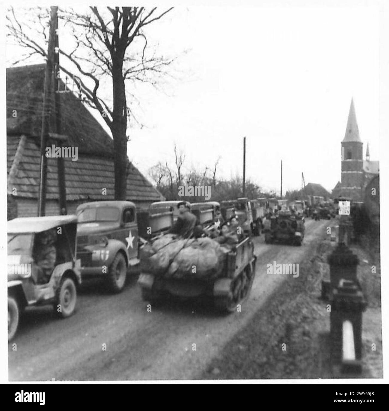 THE BRITISH ARMY IN NORTH-WEST EUROPE 1944-1946 - A congested scene on ...