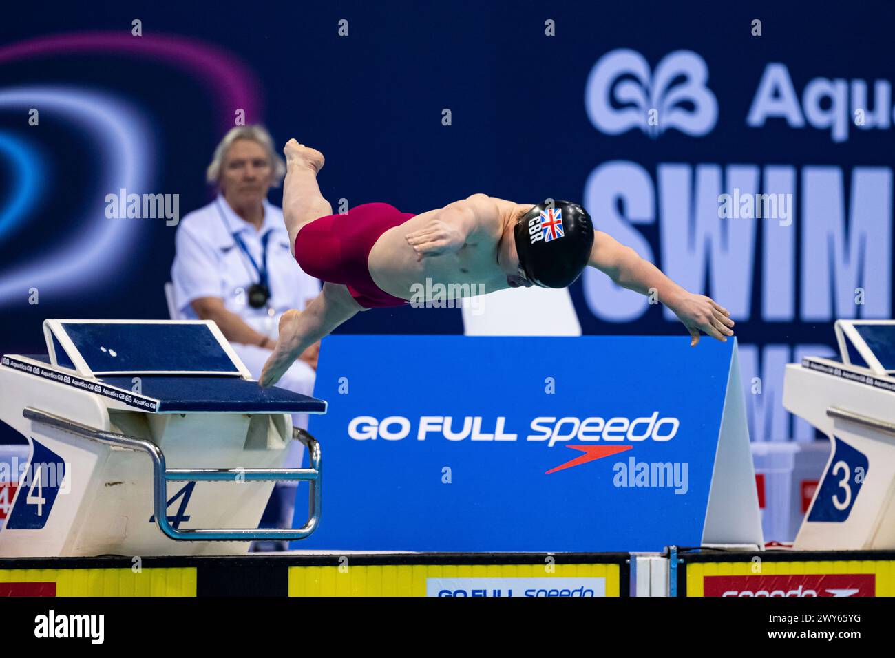 LONDON, UNITED KINGDOM. 04 April, 2024. William Perry competes in Men’s ...