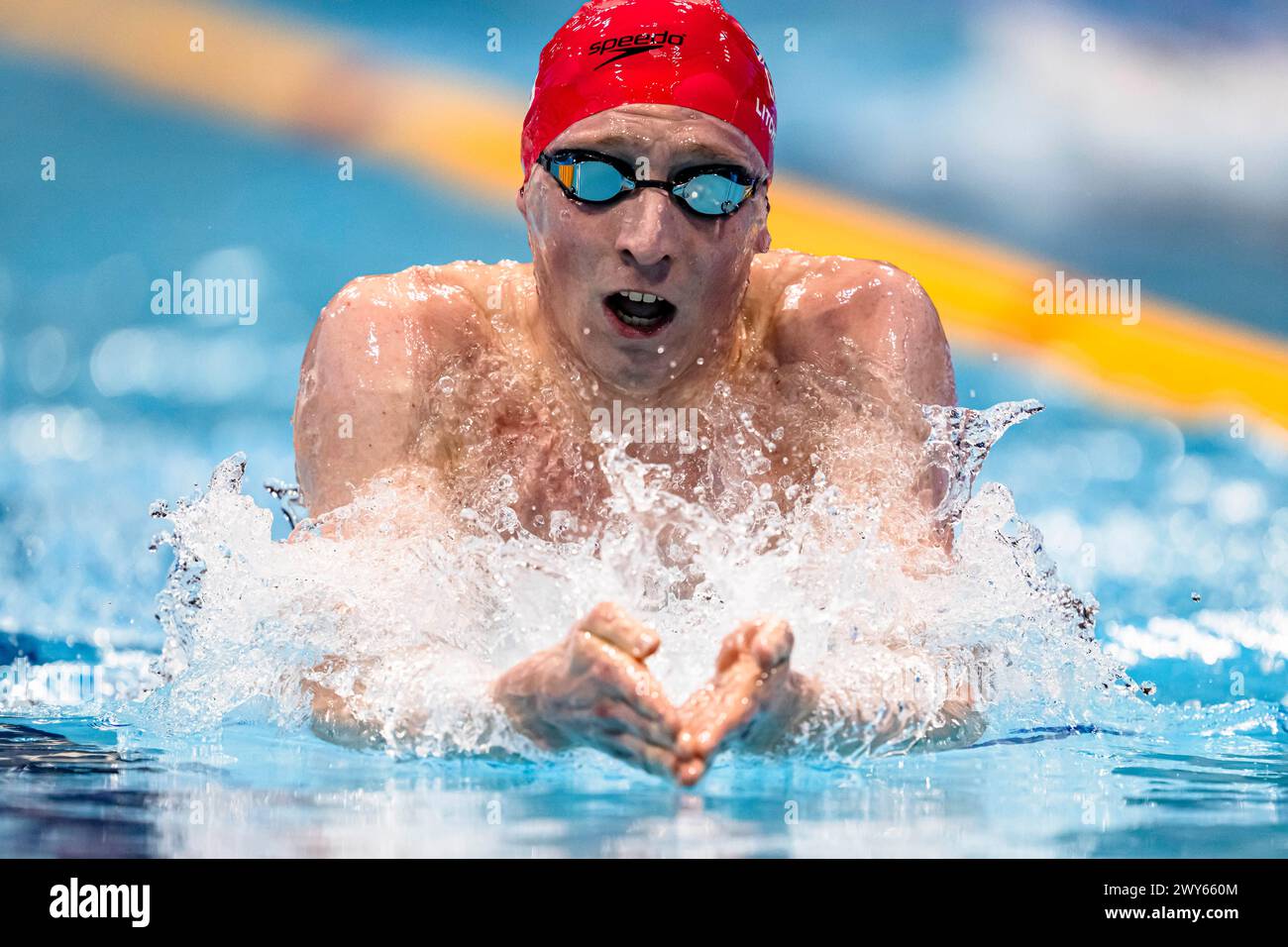 LONDON, UNITED KINGDOM. 04 April, 2024. Max Litchfield competes in Men ...