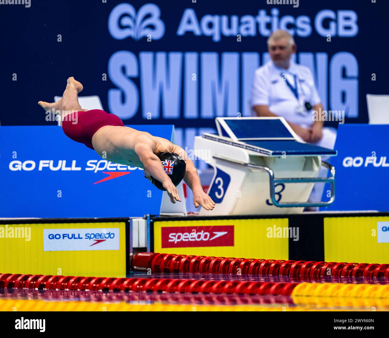 LONDON, UNITED KINGDOM. 04 April, 2024. William Perry competes in Men’s ...