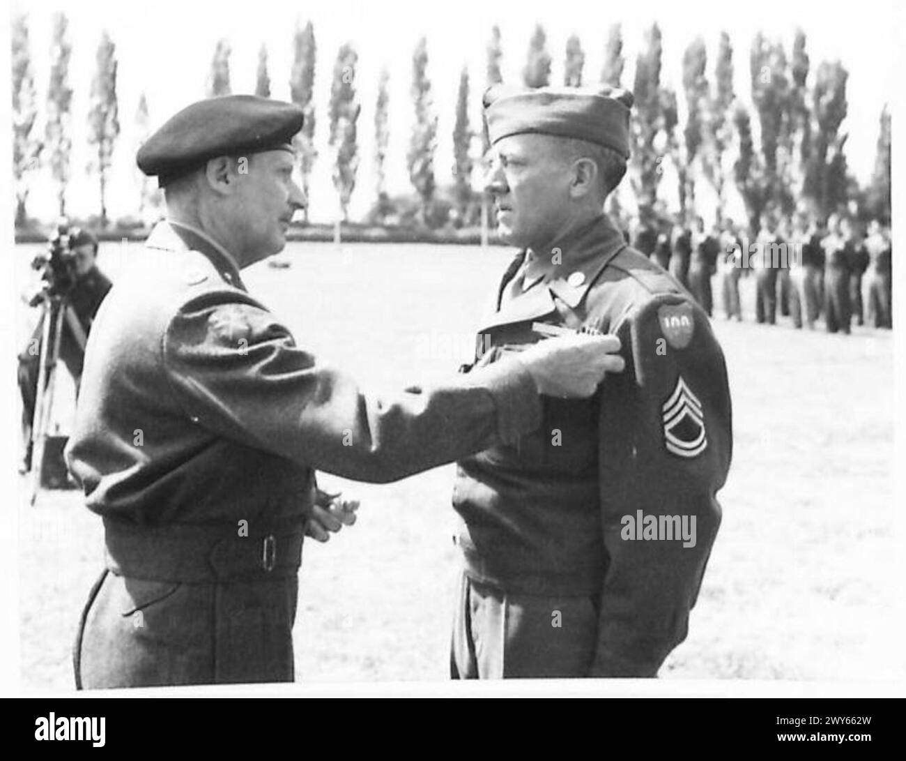 MILITARY MEDAL - T/Sgt. Bennie Ray, 397th Infantry Regiment. , British ...