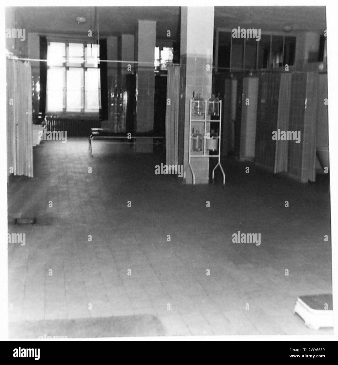 A WEHRMACHT BARRACKS AND HOSPITAL IN GERMANY - View of the vestibule of ...