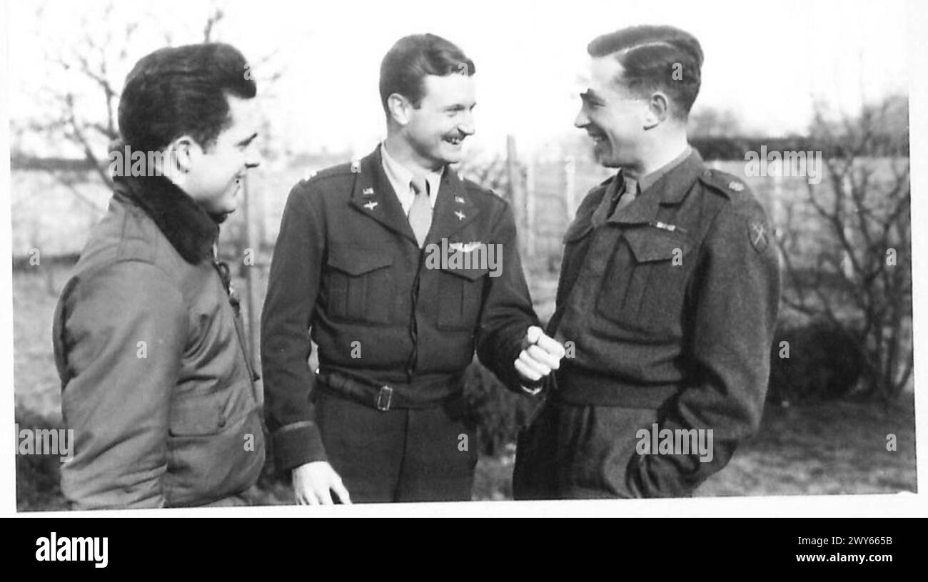 PLANE LANDED WITH DEAD PILOT - Major J.R.E. Harden, MC, (right), tells ...