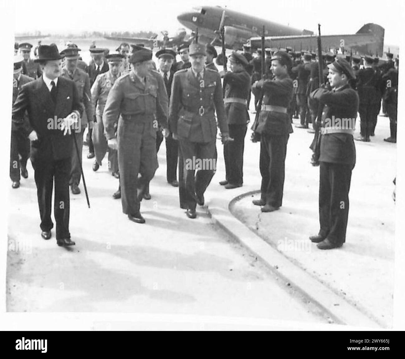 FIELD MARSHAL MONTGOMERY - The Field Marshal, General Koenig and Mr ...