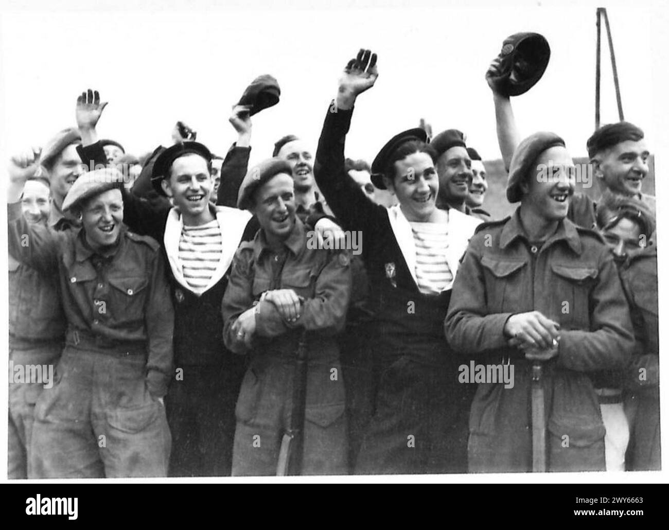 British Army units operate in North-West Europe during 1944-1945 ...