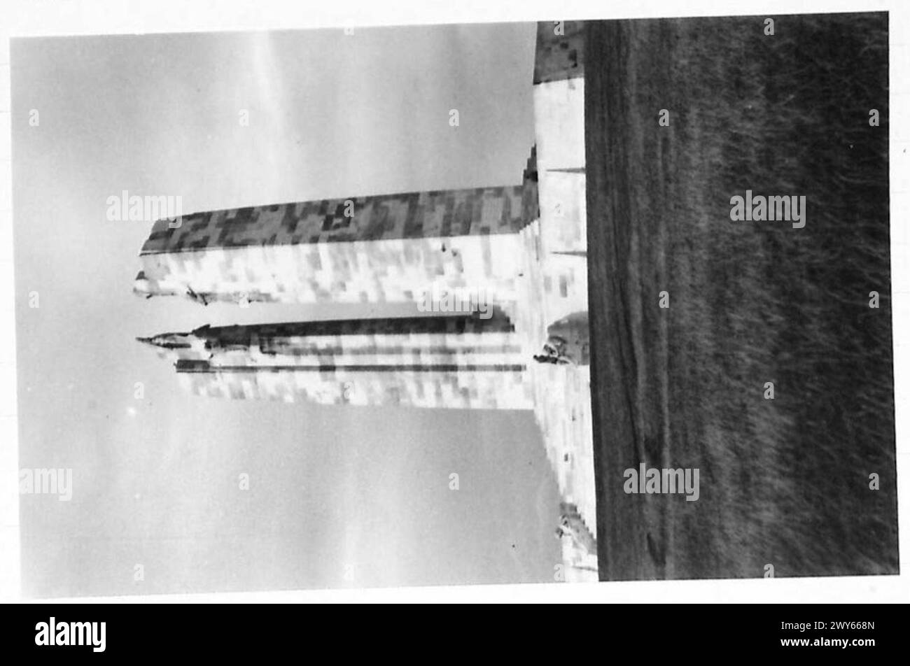 The Canadian War Memorial at Vimy Ridge is depicted in a series of ...