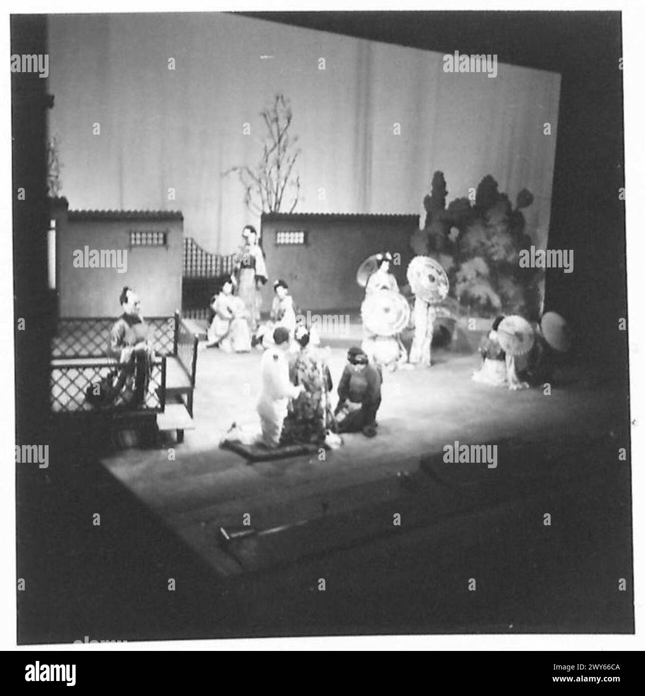 The Sadlers Wells Opera Company performed 'Madame Butterfly' in Hamburg ...