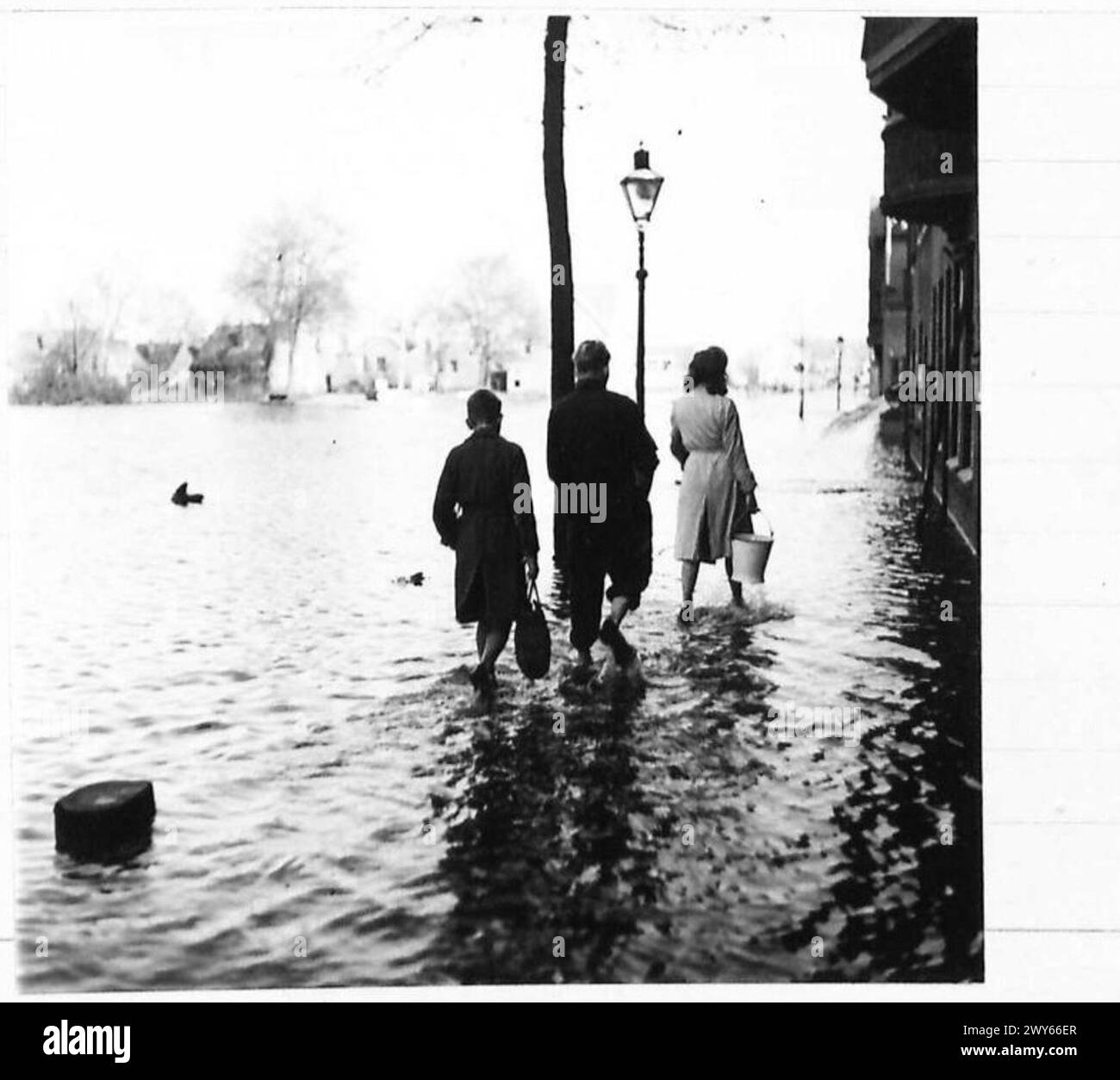 SCENES IN FLUSHING - A great part of the town of Flushing was under ...